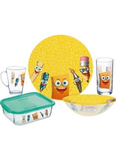 Luminarc Kids Stationery Set 5 Pieces KSA | Riyadh, Jeddah