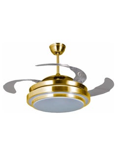 MODI LED ceiling light with fan adjustable 3 color change with remote ...