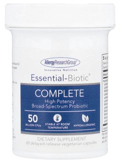 Allergy Research Group Essential-Biotic® Complete 50 Billion CFUs 60 ...