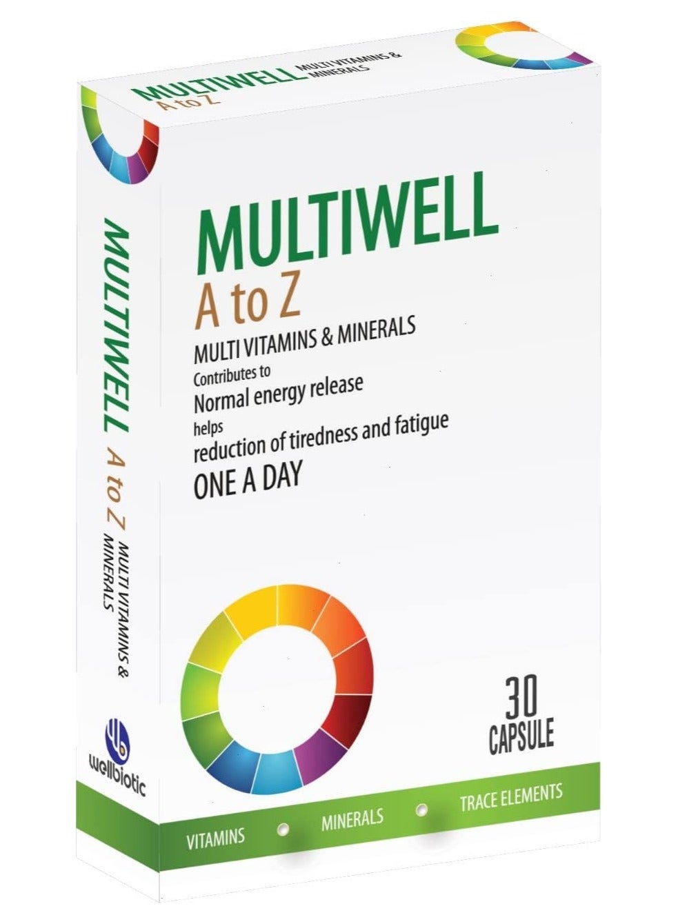 Wellbiotic Multiwell A to Z Multivitamins and Minerals Capsules 30's ...