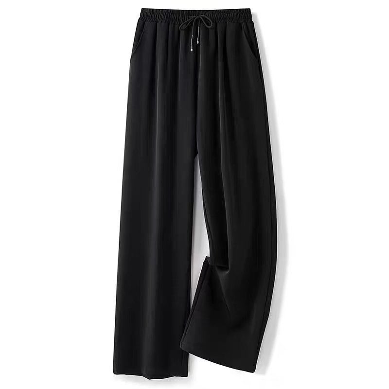 Generic 2025 Spring and Summer New Ice Silk Wide-Leg Pants for Men ...