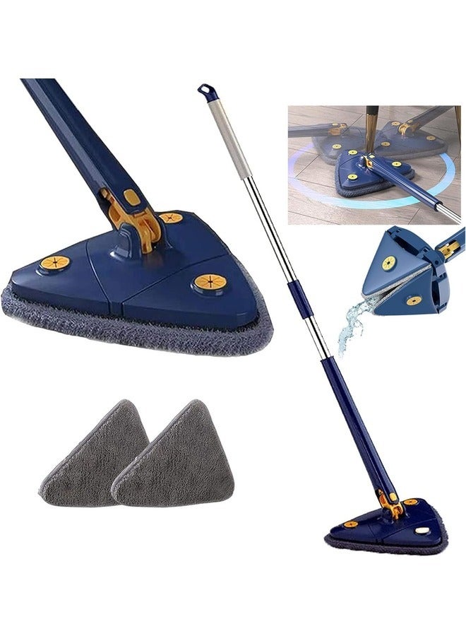 Generic Triangle Mop with Long Handle, 360° Rotatable Adjustable, Long ...