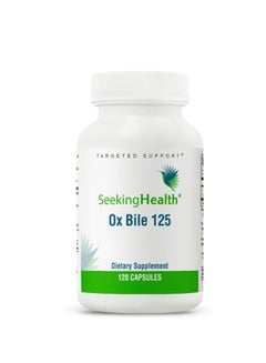 Seeking Health Ox Bile 125 Digestive Enzyme & Gallbladder Support 120 ...