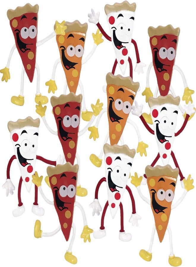 ArtCreativity ArtCreativity Bendable Pizza Figures, Set of 12, Bendable ...