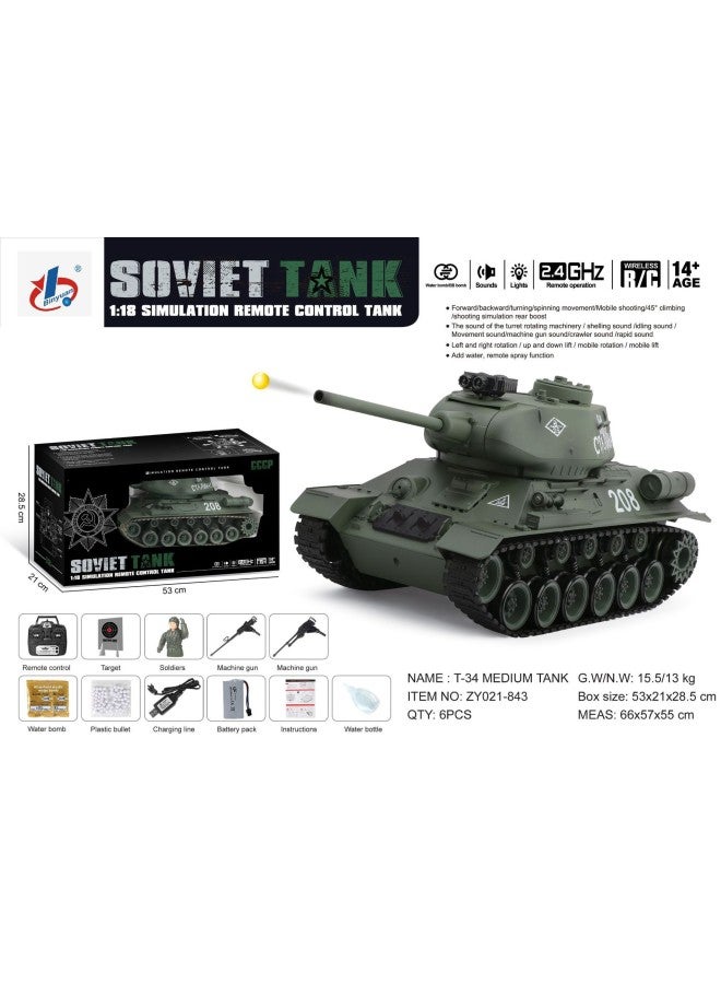 Generic Boys' Electric Launchable Large Remote Control World War II ...