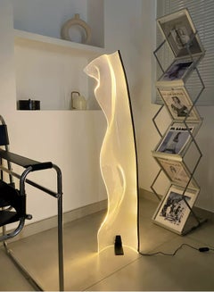 Merry Moments Acrylic Curved Lamp Modern Floor Lamp Standing Lamp Decor ...