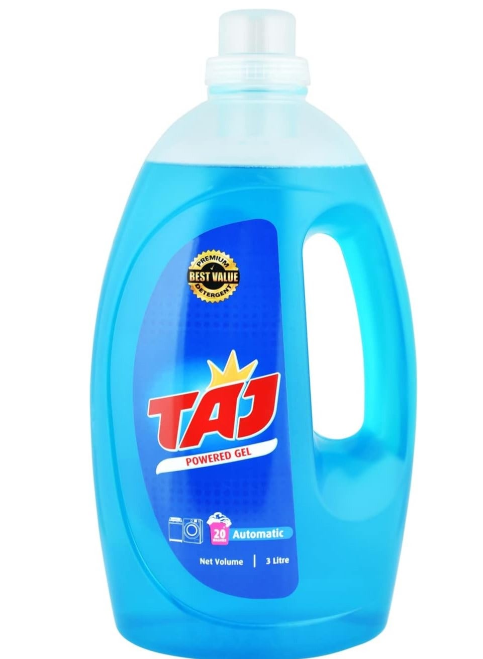 TAJ Taj Liquid Detergent 3 Liters – Powerful Stain Removal, Fresh Scent ...