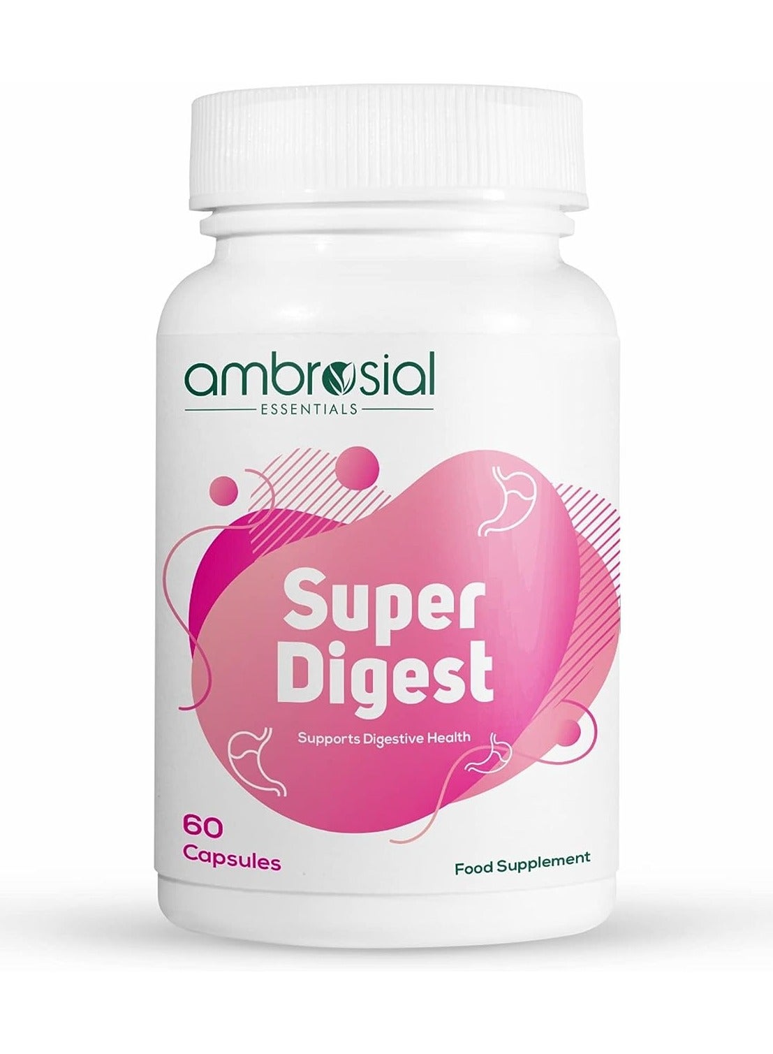 ambrosial Super Digest With Betaine Hcl Pepsin, Ox-Bile, Pancreatin And ...