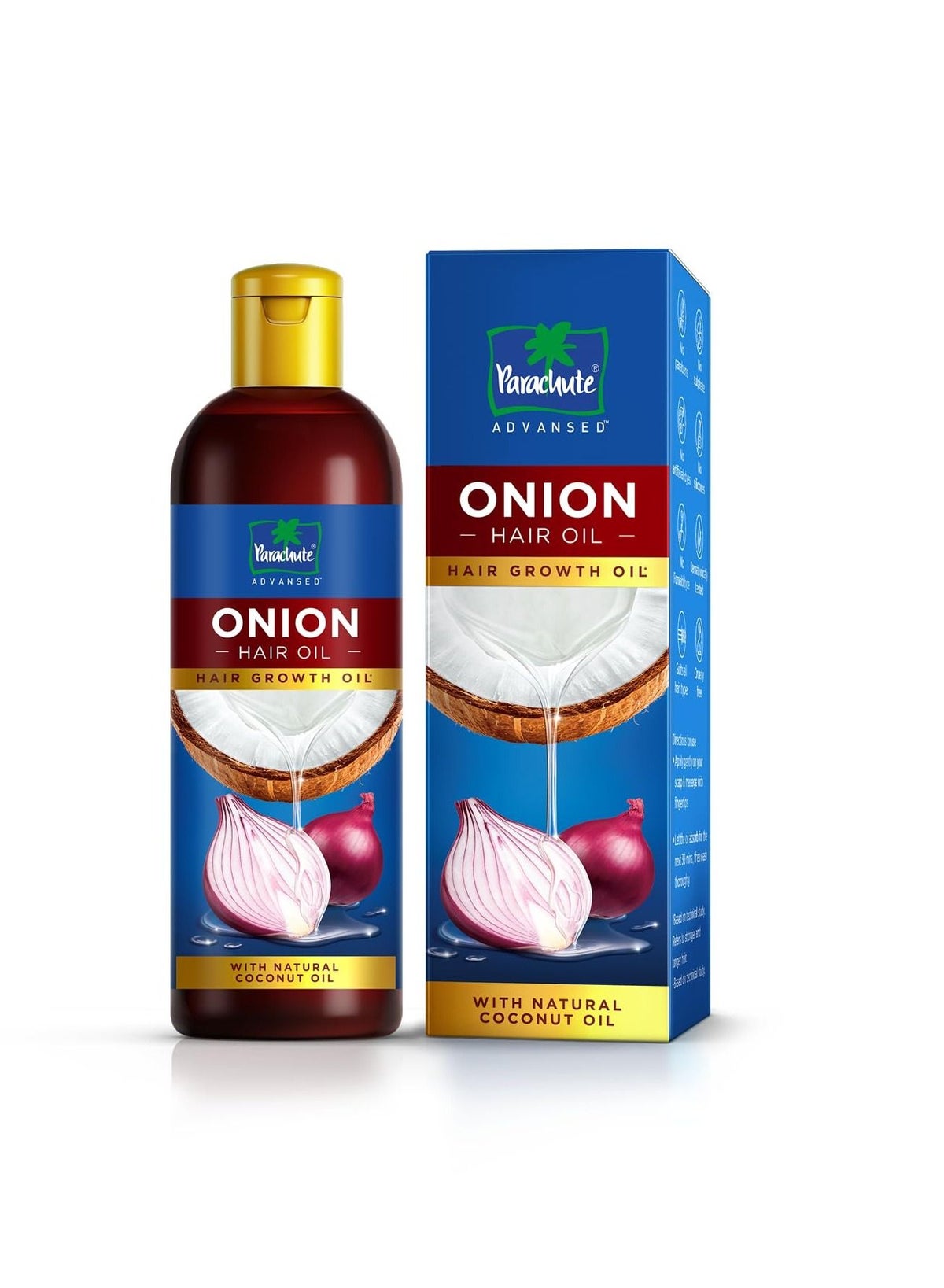 Parachute Parachute Advansed Onion Hair Oil for Hair Growth and Hair ...