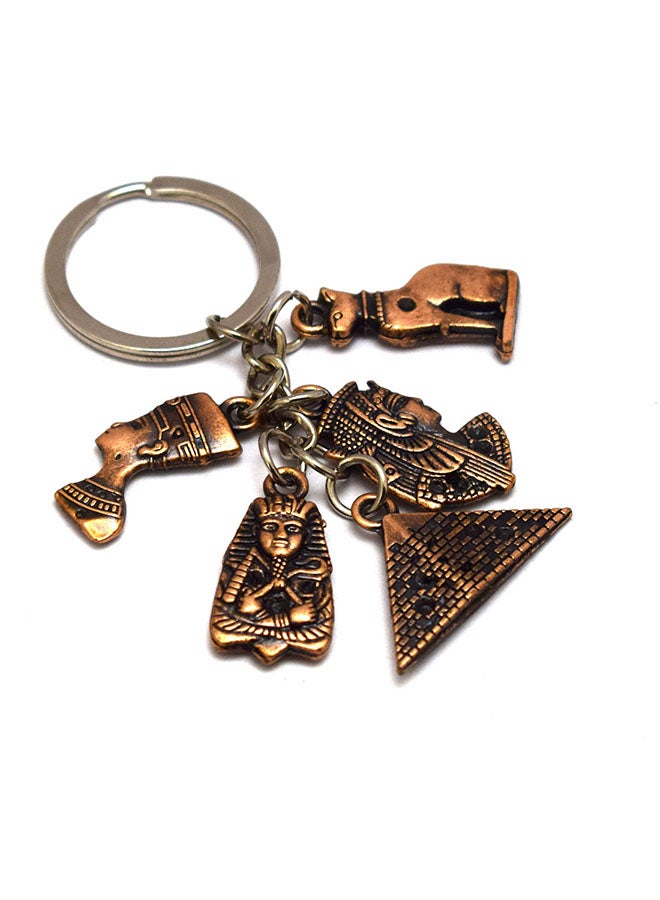 immatgar immatgar pharaonic Cleopatra Nefertiti Pyramid keychain ...