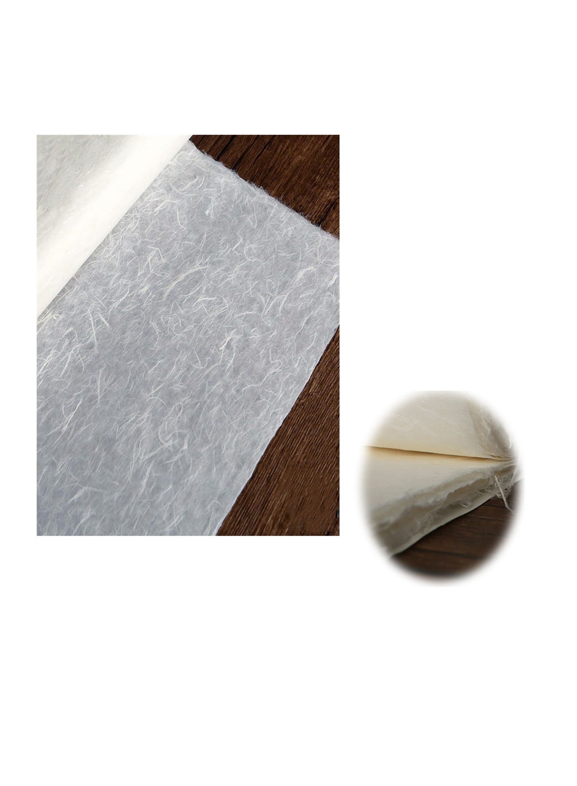 SYOSI Natural Mulberry Paper Sheets, Azonee Natural Fiber Rice Paper ...