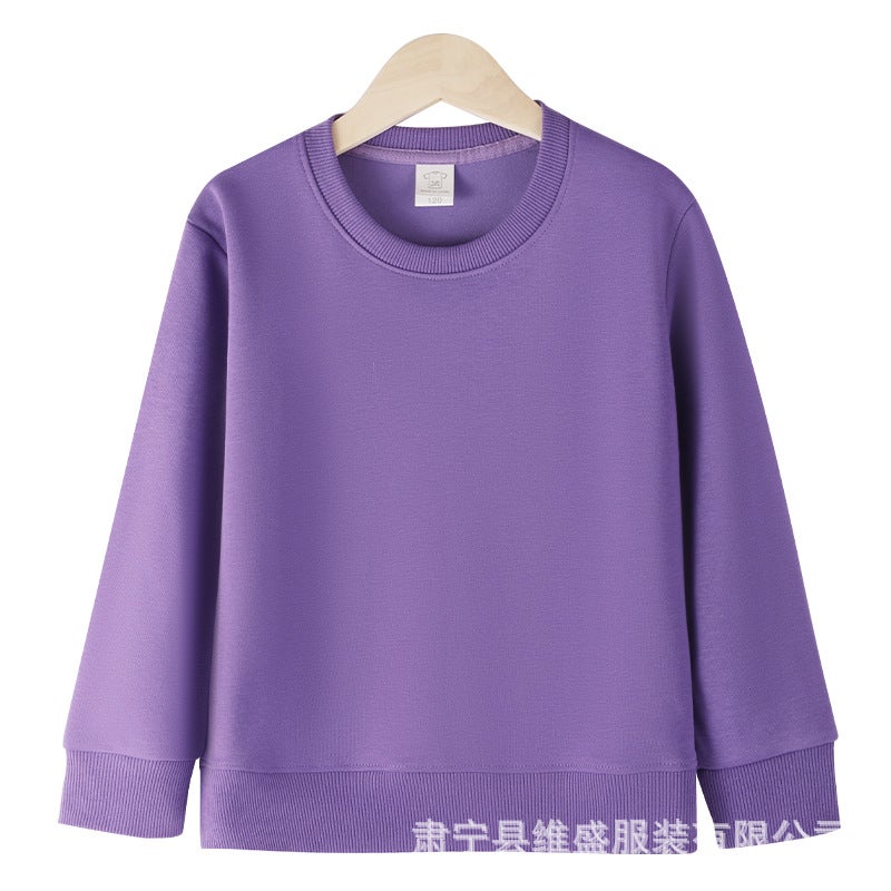Generic Children'S Crewneck Heavy Wear Custom Printing Logo Advertising Shirt Class Wear Group ...