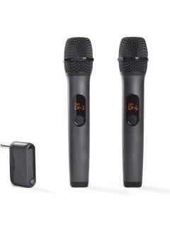 Generic Wireless Microphone, UHF Cordless Dual Handheld Dynamic Mic Set ...
