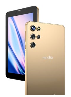 تسوق modio وModio M12 7Inch HD Screen 6GB RAM 256GB ROM Tablet PC Gold أونلاين في السعودية