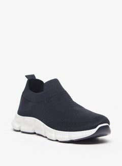 shoexpress Textured Slip on Sports Shoes with Pull Tabs UAE | Dubai ...