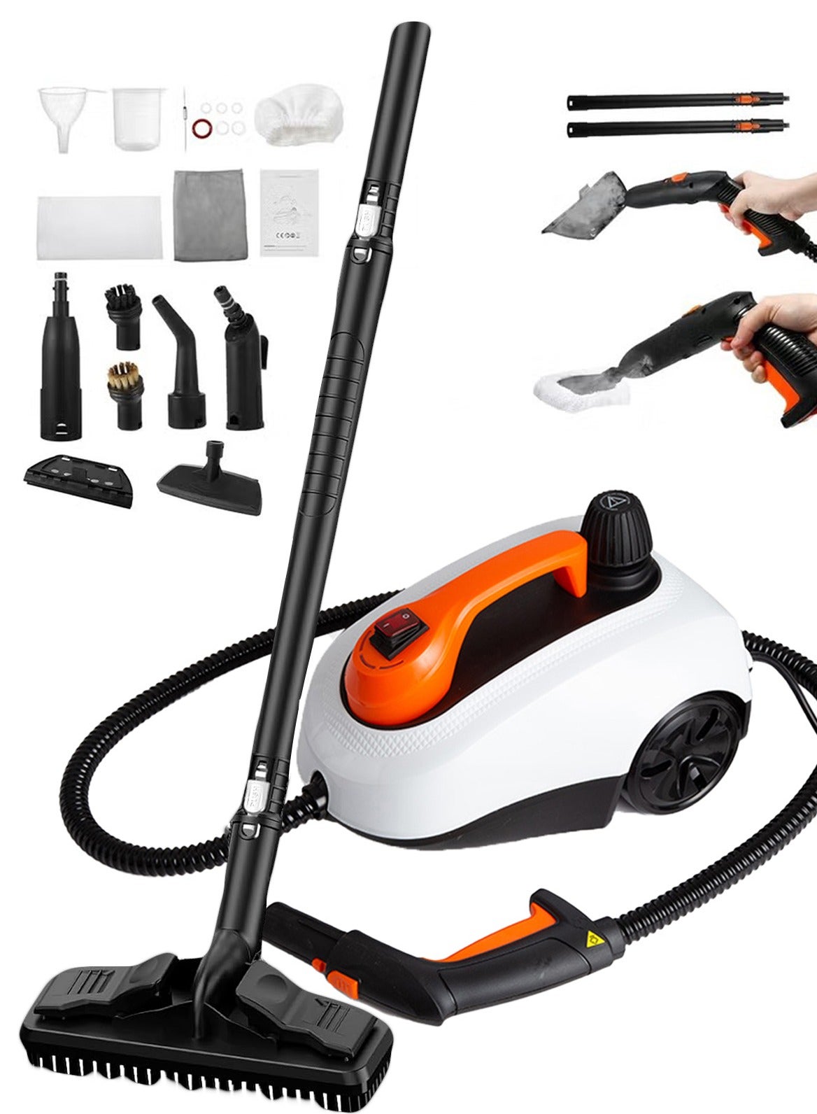 Sharpdo Steam Cleaner, High Temperature Steam Cleaner, 1800W Rolling ...
