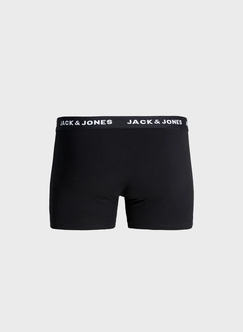 JACK & JONES Jacanthony 7 Pack Logo Band Trunks for Men | Best Price Oman