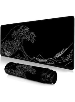 Rock Pow Large Gaming Mouse Pad with Stitched Edges Extended Mousepad ...