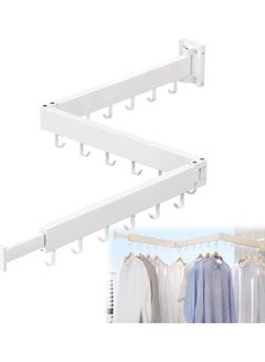 Generic Wall Mounted Clothes Drying Rack, Folding Retractable Clothes ...