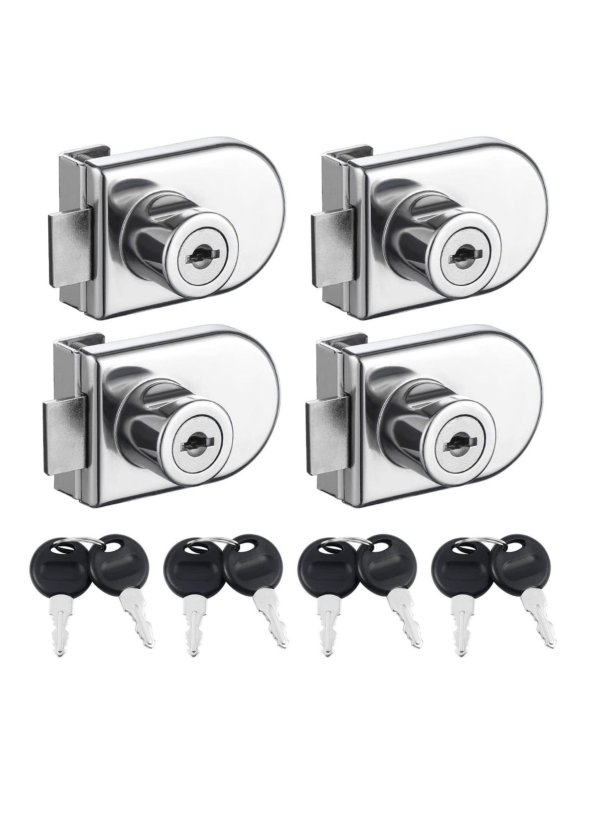 SYOSI SYOSI Glass Door Display Cabinet Safety Lock, Double-Open Glass ...