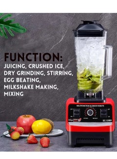 SILVER CREST 2.5L 4500W BPA Free Heavy Duty Blender Mixer Electric High ...