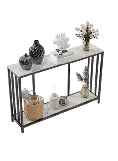 Generic 2 Tier Console Table Hallway Marble Top Consoles Desk ...
