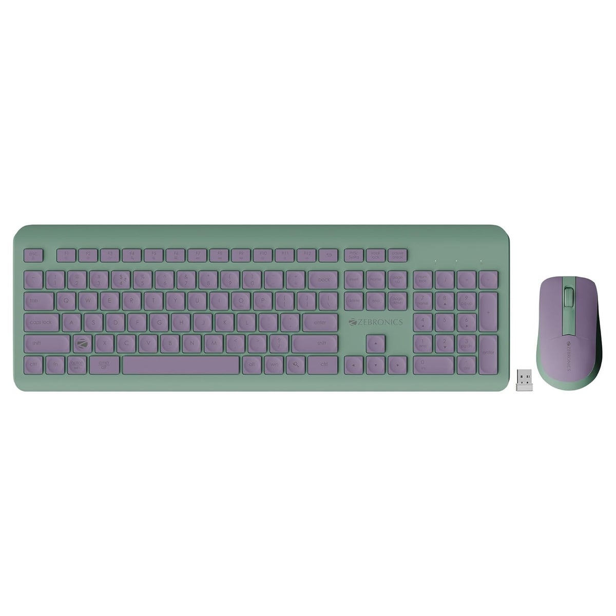ZEBRONICS Companion 203, 2.4GHz Wireless Keyboard & Mouse Combo ...