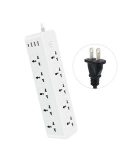 Generic D15 2m 3000W 10 Plugs + PD + 3-USB Ports Vertical Socket With ...