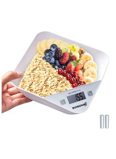 EDISONIK Kitchen Scale with Bowl - Versatile Electronic Food Scale For ...