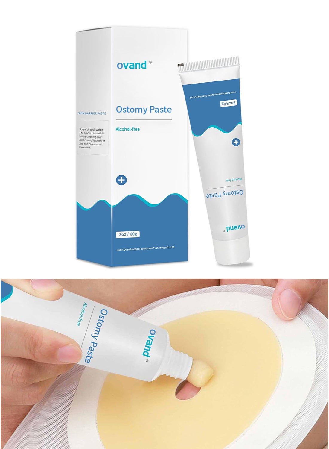 ovand 60g Stoma Skin Barrier Ostomy Paste, Protective Ostomy Skin ...