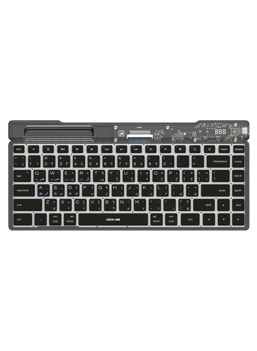 GREEN LION Transparent Keyboard Scissor Foot Structure 10M Stable ...