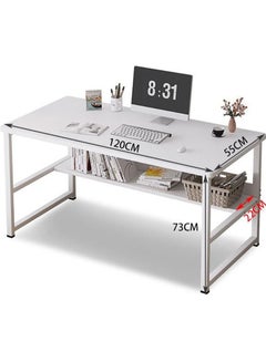 AGD Computer Table With Bookshelf Home Desk For Gaming Writing and ...