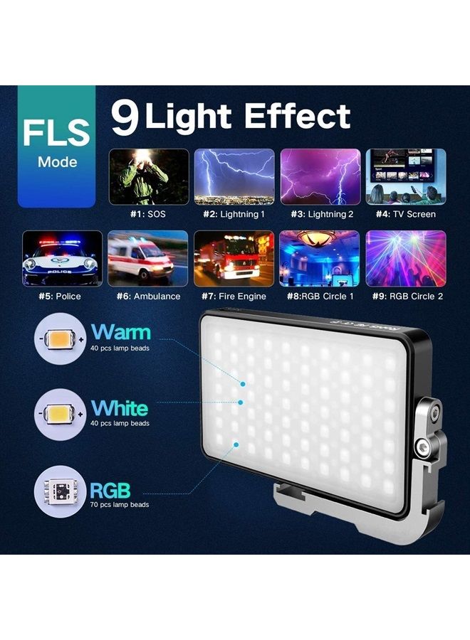 IVISII G2 RGB Portable On Camera Light, Built-in 4300mAh Lithium ...