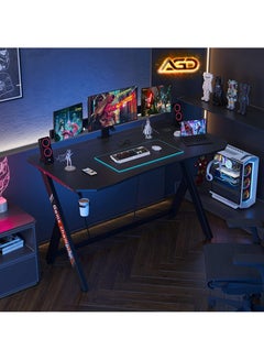 AGD Gaming Desk Table 120cm, PC, Office, Home, Workspace Desk with ...
