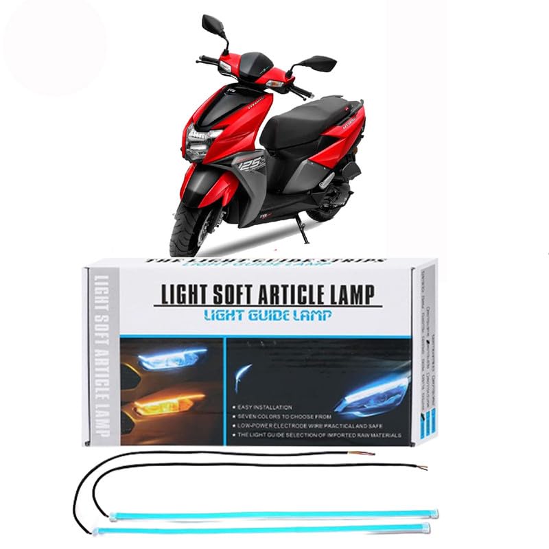 ZIMBER Amber Stick-on Above Headlamp Flow LED Sequential Daytime ...