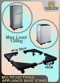 DBLEW Moveable Heavy Duty Telescopic Washing Machine Multi-Functional ...