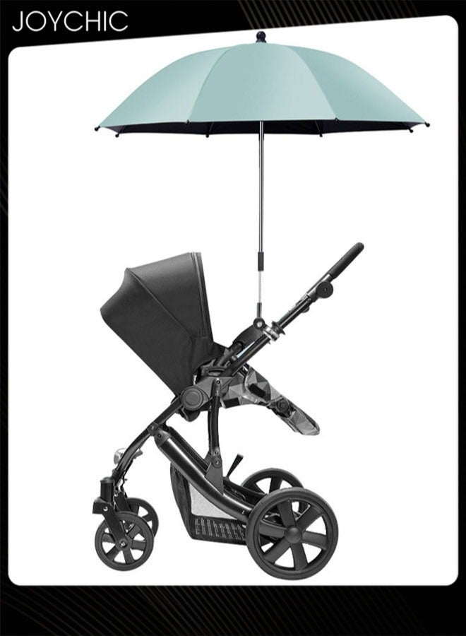 Joychic Baby 50+ UV Parasol for Pram Clip on 85cm Stroller Umbrella ...