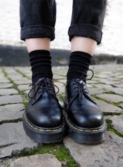 Generic Platform Doc Martens Low Top Casual Shoes Leather Black UAE ...