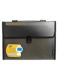 Foldermate Expanding File With 13 Divisions A4 Size Black UAE | Dubai ...
