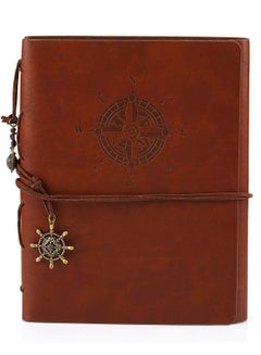 SYOSI DIY Scrapbook Photo Album Refillable Leather Memory Book with ...