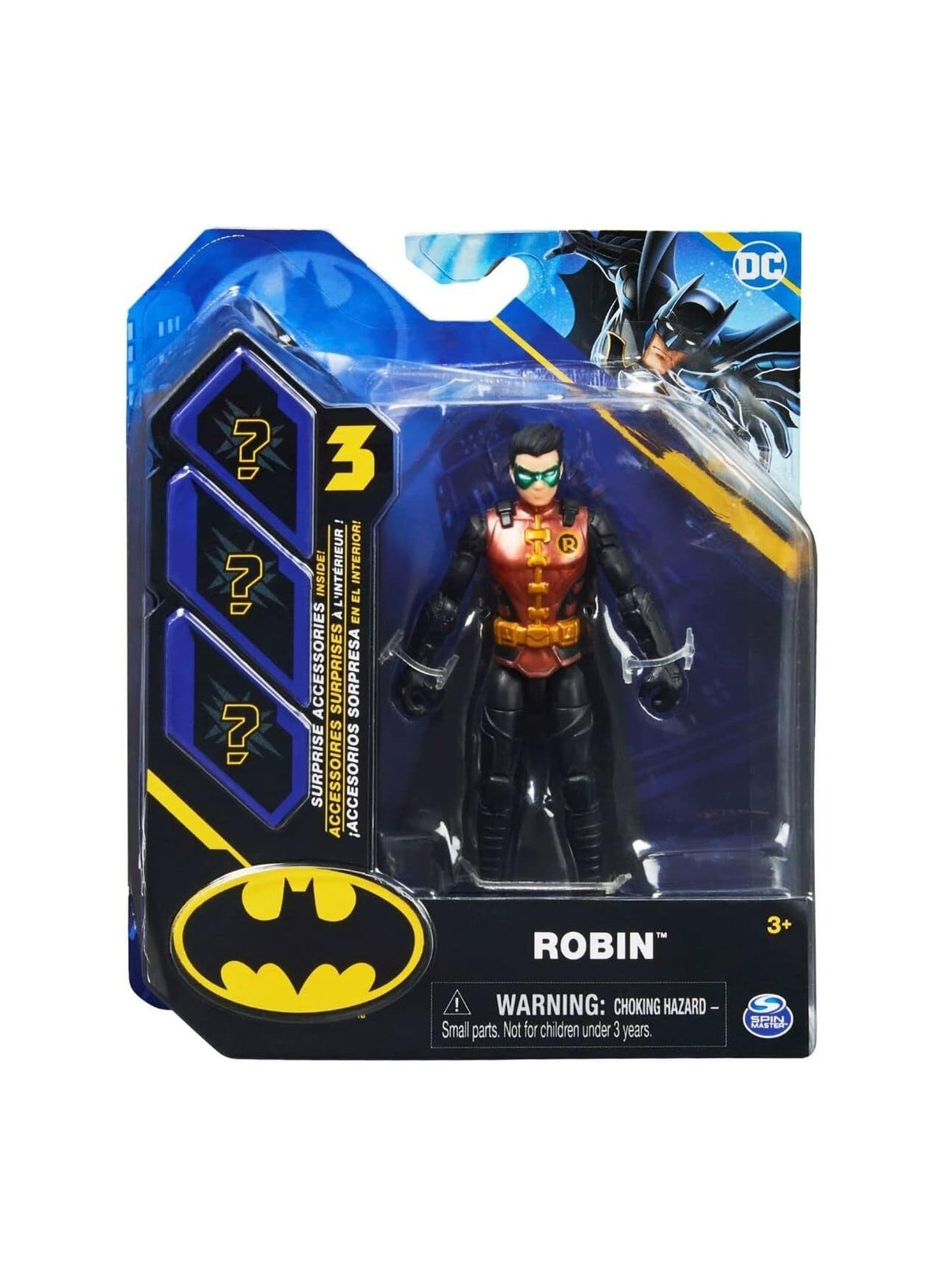 SPIN MASTER Batman DC Robin (Metallic Red Costume) 4-inch Action Figure ...