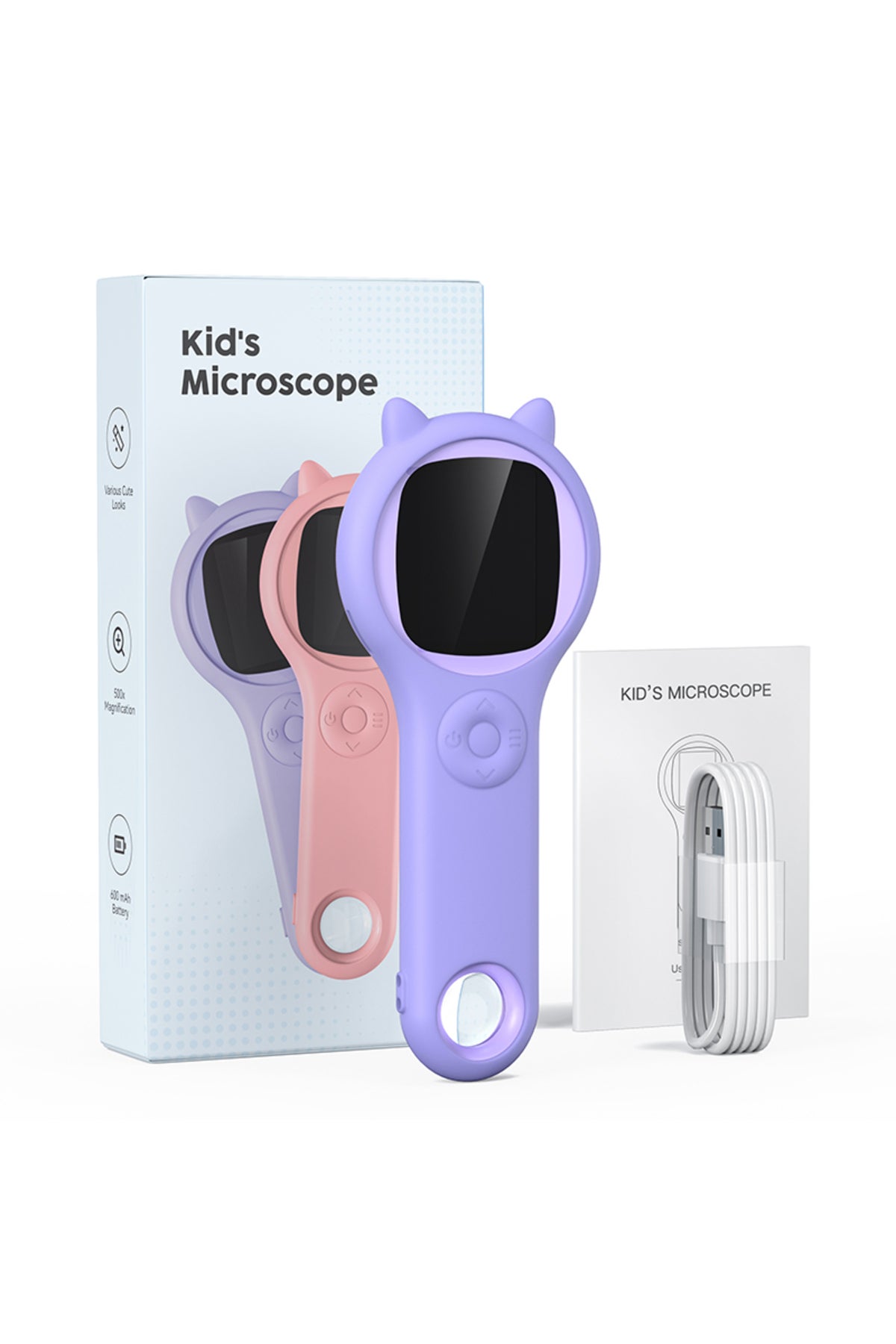 erorex Blue Mini Kids Optical Microscope With Photo And Video Function ...