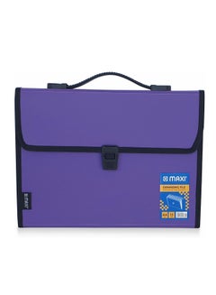 Maxi Maxi Expansion File 13 Grids With Handle Purple, 13 Pockets ...