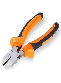 SYOSI Heavy Duty Wire Cutter - 6-inch Diagonal Cutting Pliers, Orange ...
