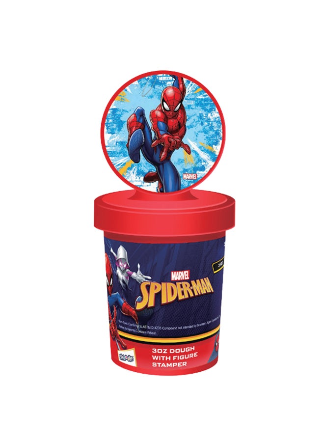 Marvel Spider-Man 3OZ Dough with Figure Stamper | Non-Toxic Clay for ...