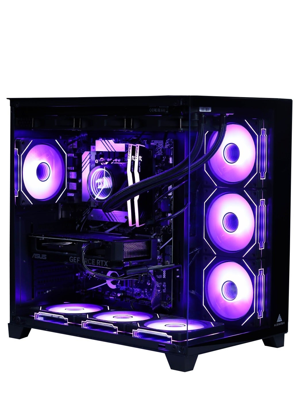 NANOTECH Neon Tempest Gaming PC - Intel Core i7-14700F Processor, DDR5 ...