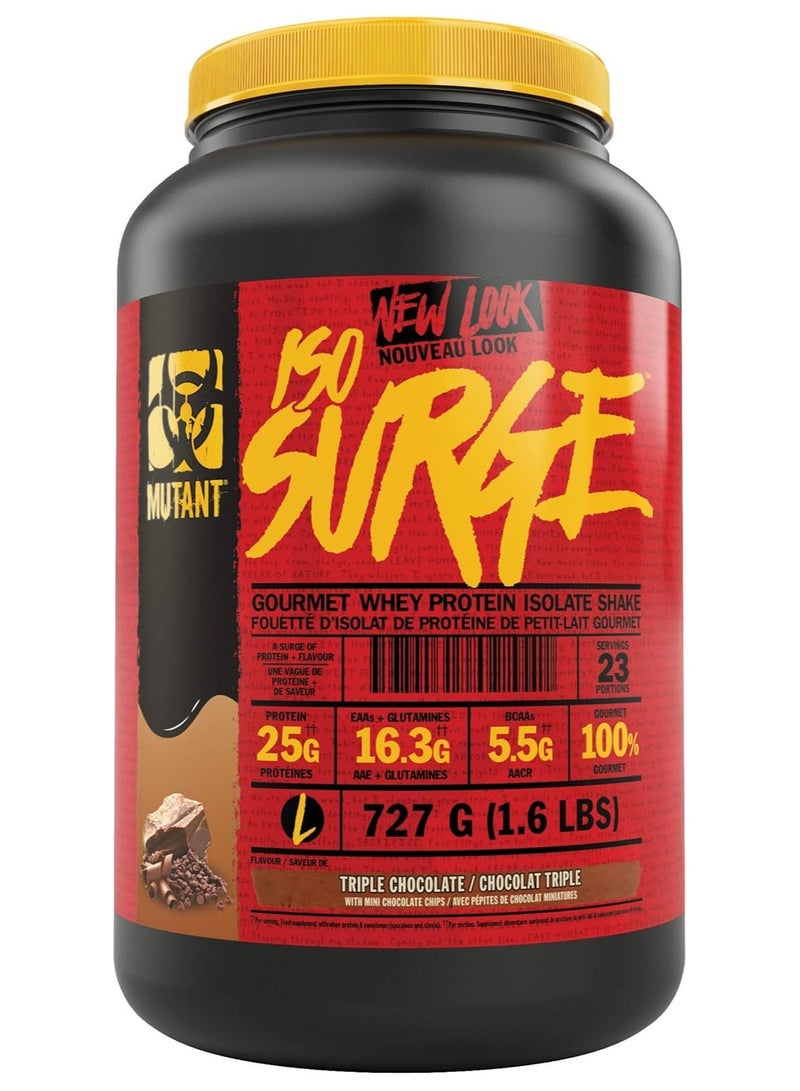 Buy Mutant ISO Surge Isolated Whey Protein Powder Triple Chocolate 1.6 ...