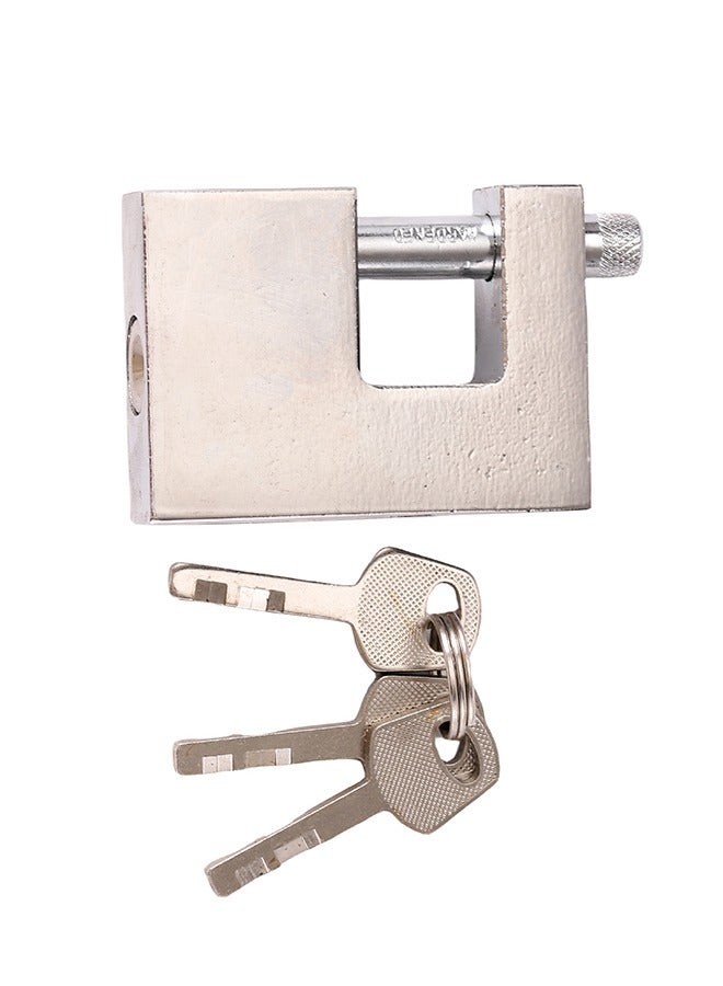 LAWAZIM Iron padlock | Hardened Solid Steel Hardware Monoblock Lock ...