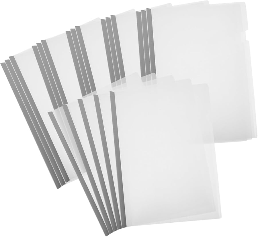 Generic 20 Pcs File Draw Rod Folders Report Covers A4 Size for Office ...