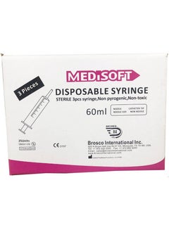 Medisoft Disposable Syringe 60mI Catheter Tip Box of 25 | Best Price ...